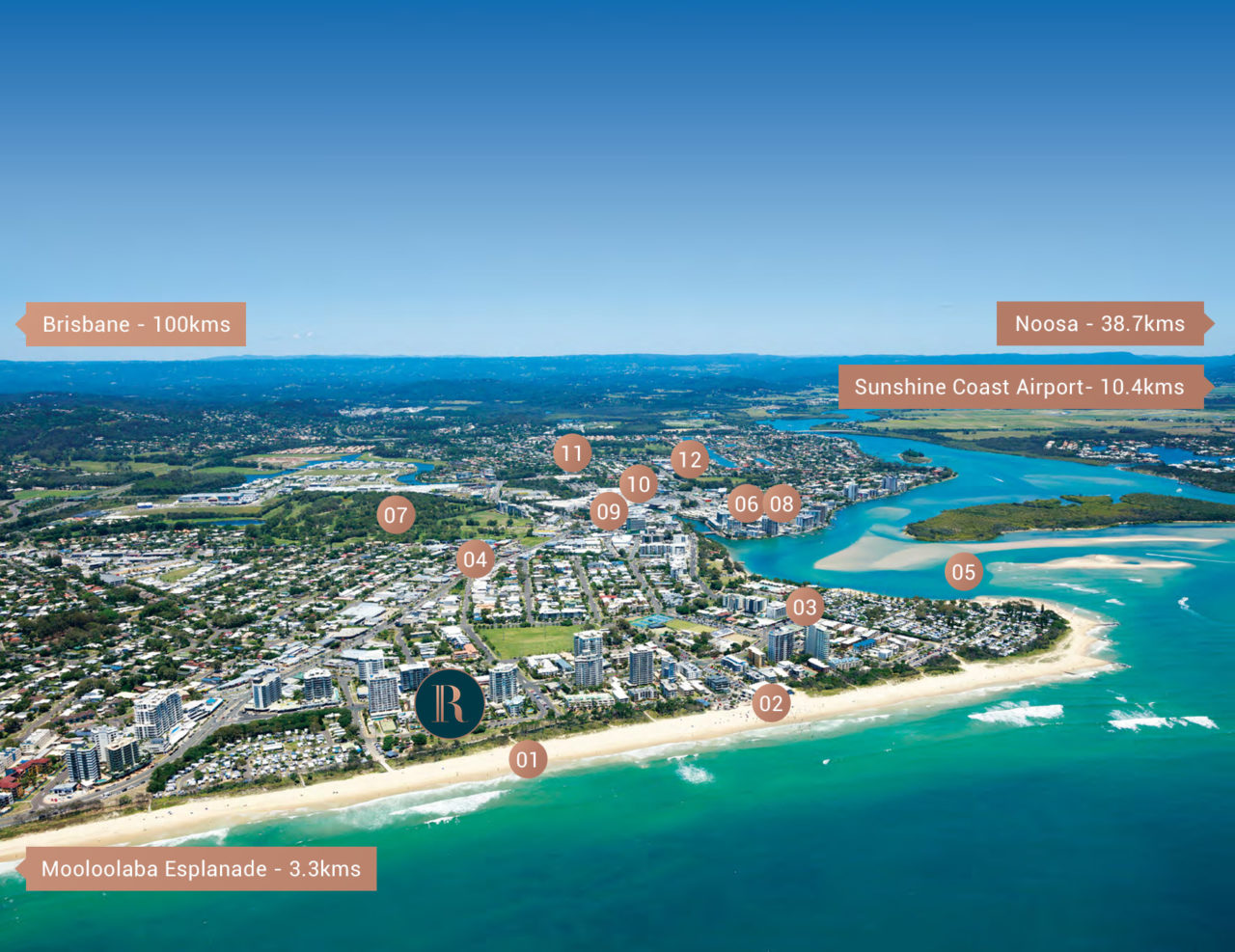 Location | Rise Maroochydore Beach